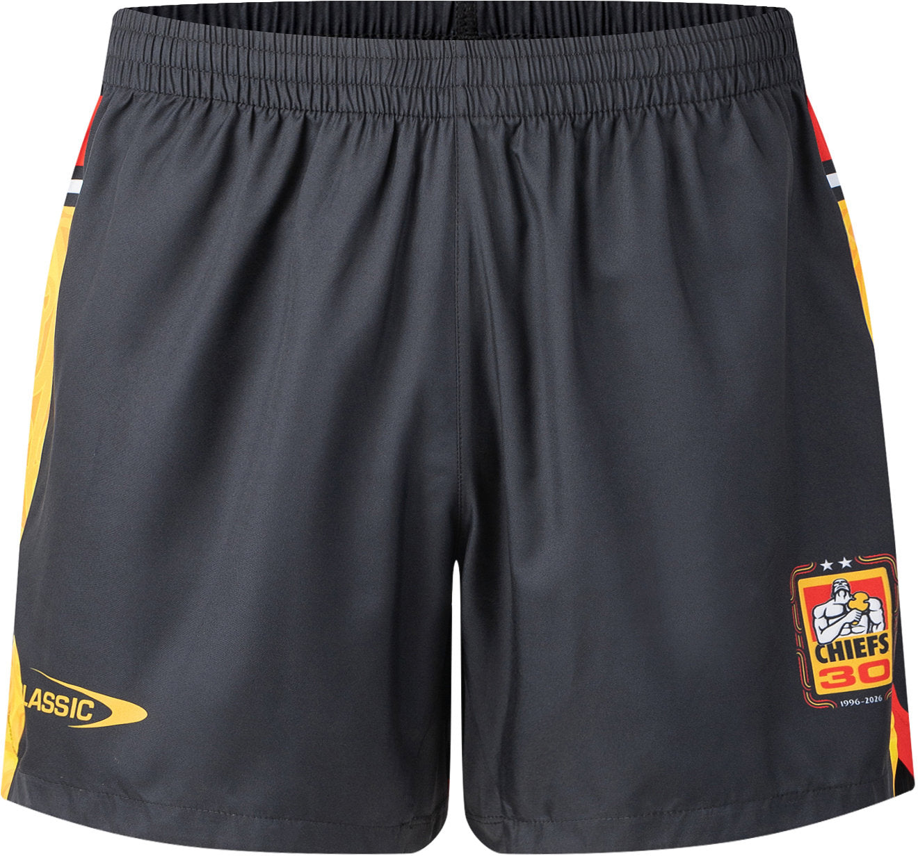 Waikato Chiefs 2026 Rugby Union Mens Black Gym Training Shorts ...