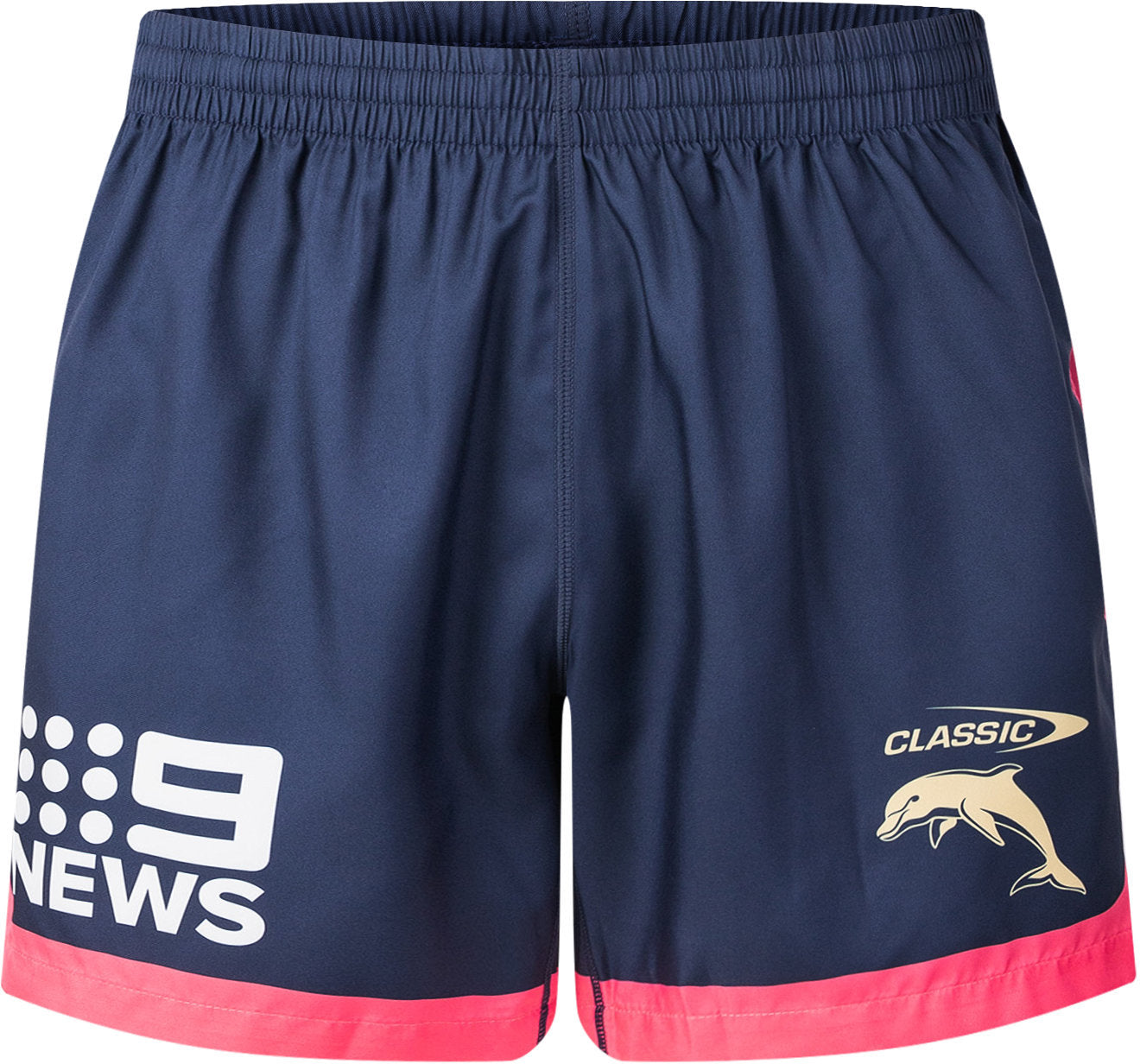 Dolphins 2026 NRL Mens Black Gym Training Shorts | DN26MSH1_S | Savvy ...