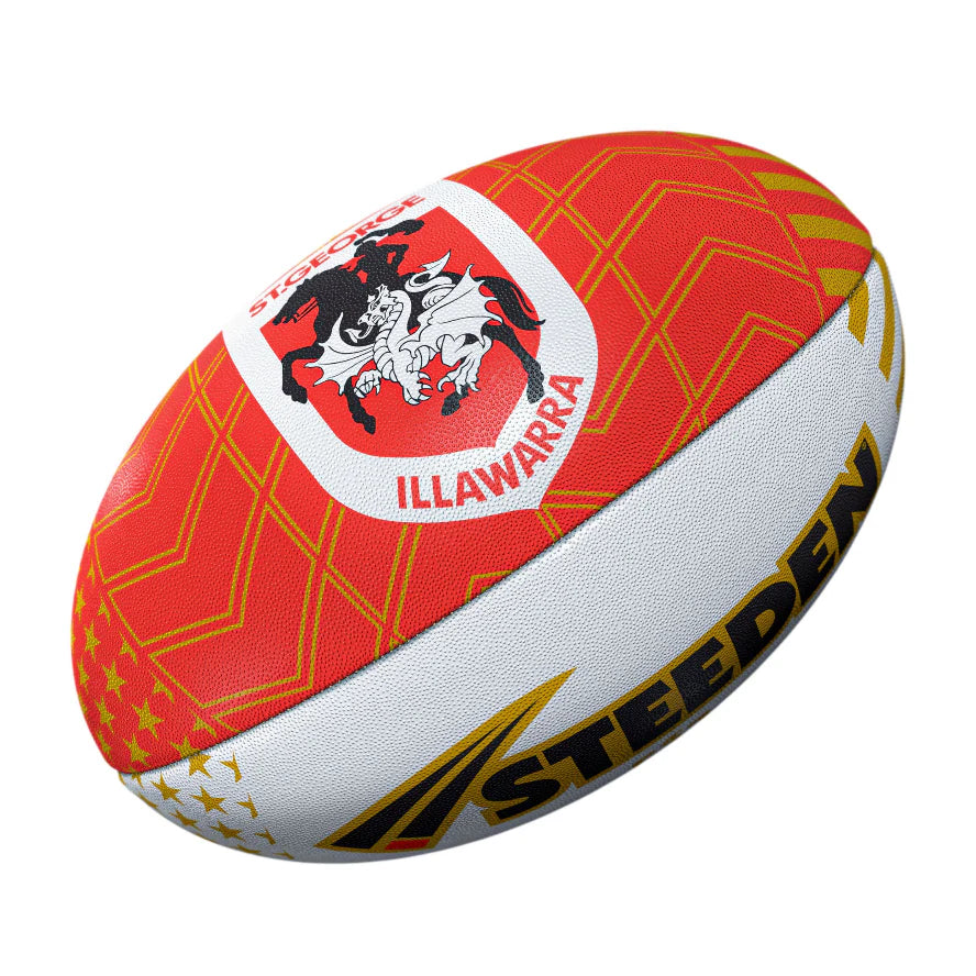 St George Dragons 2026 NRL Size 5 Las Vegas Replica Ball | 30198-5 ...