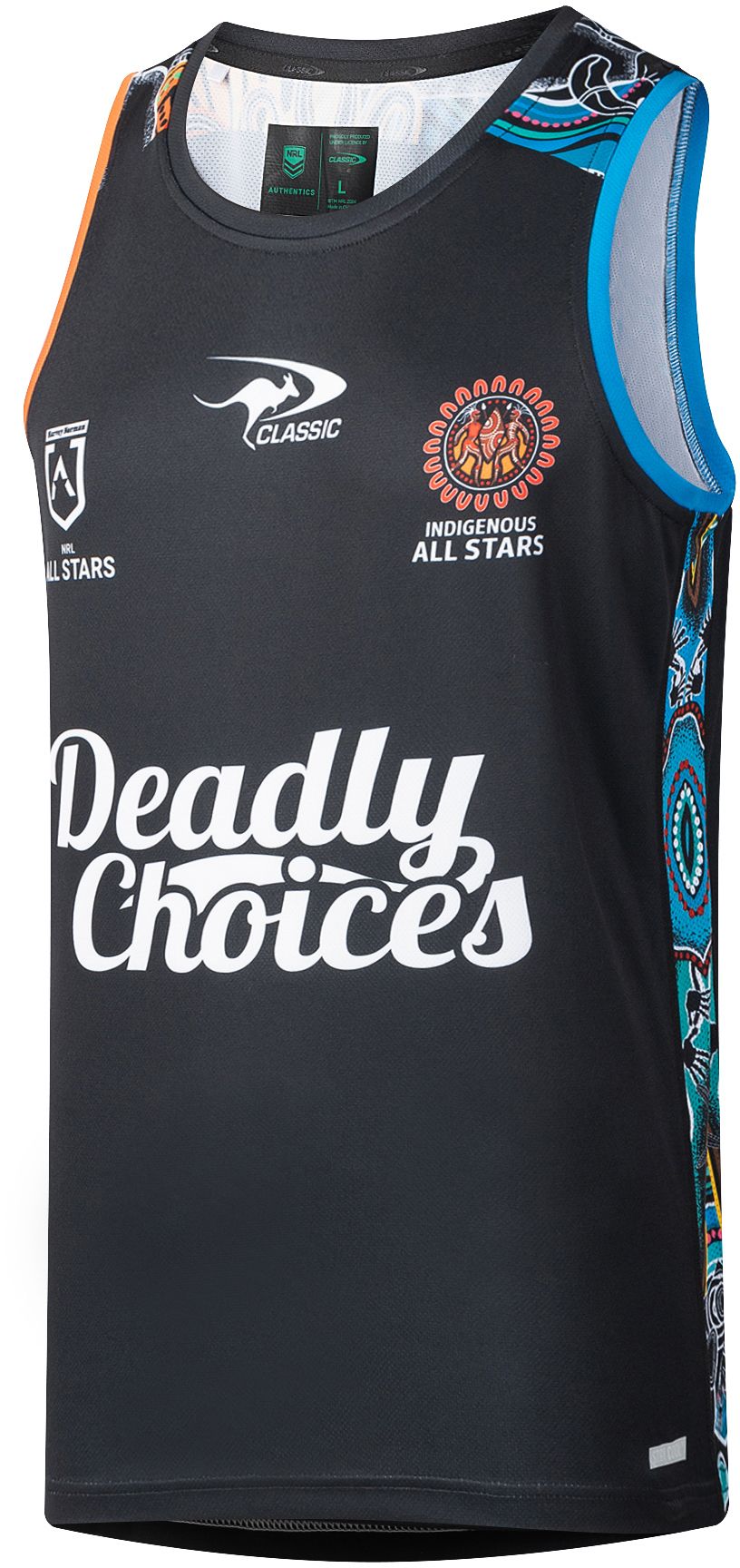 Indigenous All Stars 2026 NRL Mens Training Singlet | Savvy Supporter