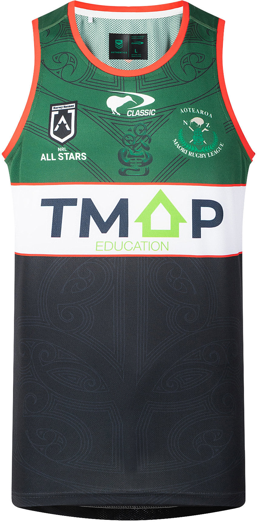 New Zealand Maori All Stars 2026 NRL Mens Training Singlet | Savvy ...