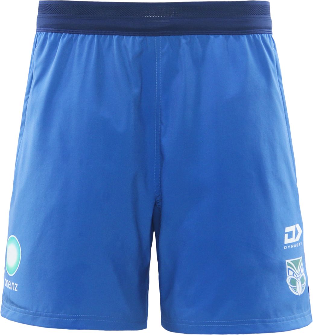 New Zealand Warriors 2026 NRL Mens Blue Gym Training Shorts ...