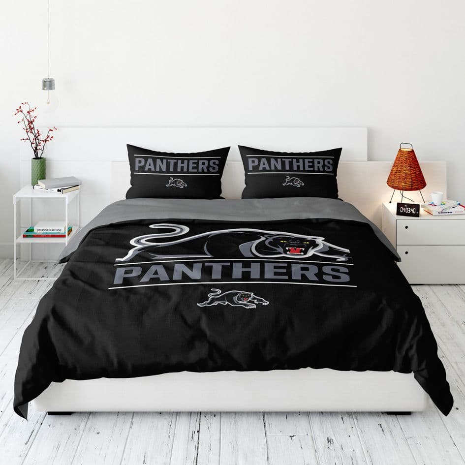 Penrith Panthers 2025 NRL Double Quilt Set NRL622FH | Savvy Supporter